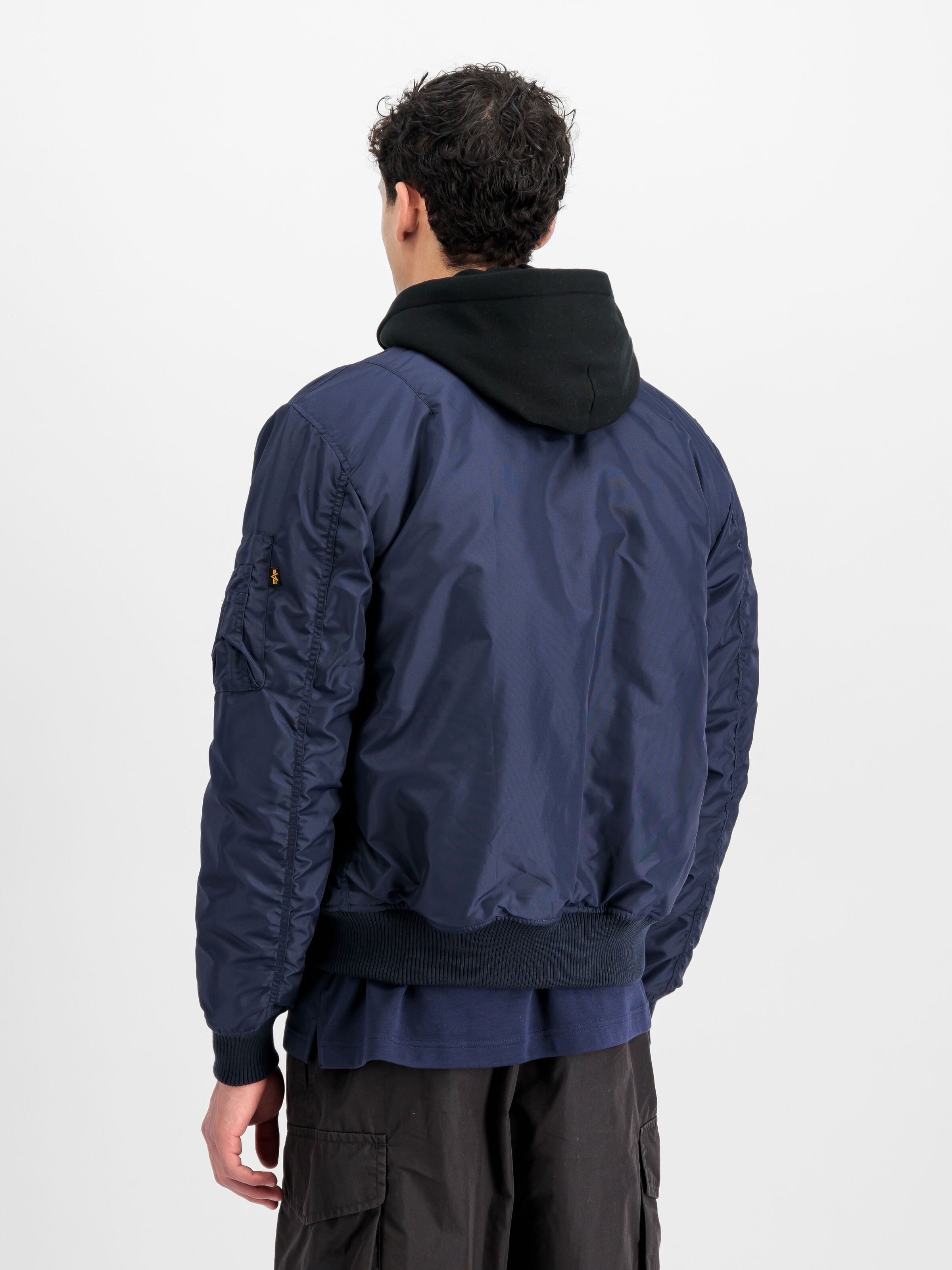 MA-1 TT Hood Two Tone Cold Weather Bomber Jacket | Alpha Industries