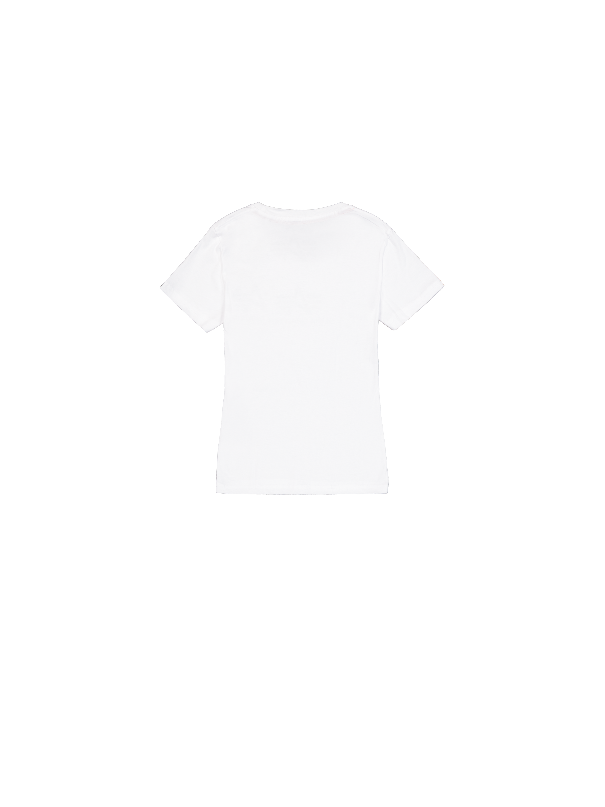 Basic Big Logo Mirror Leo T-Shirt Women | white | L | 196051ML-09-L