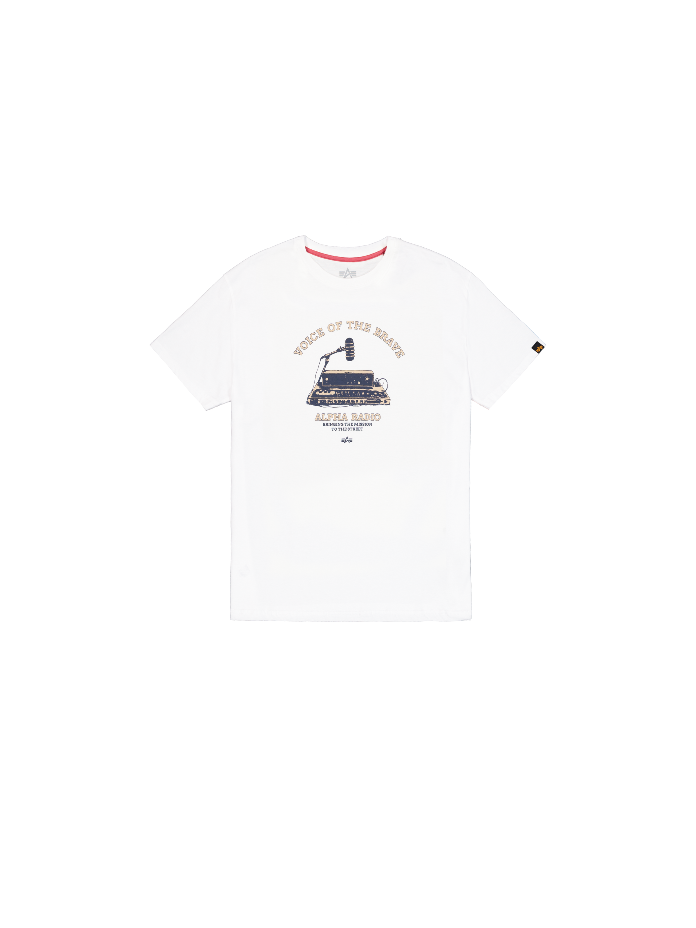 Alpha Radio T-Shirt | white | XL | 266507-09-XL