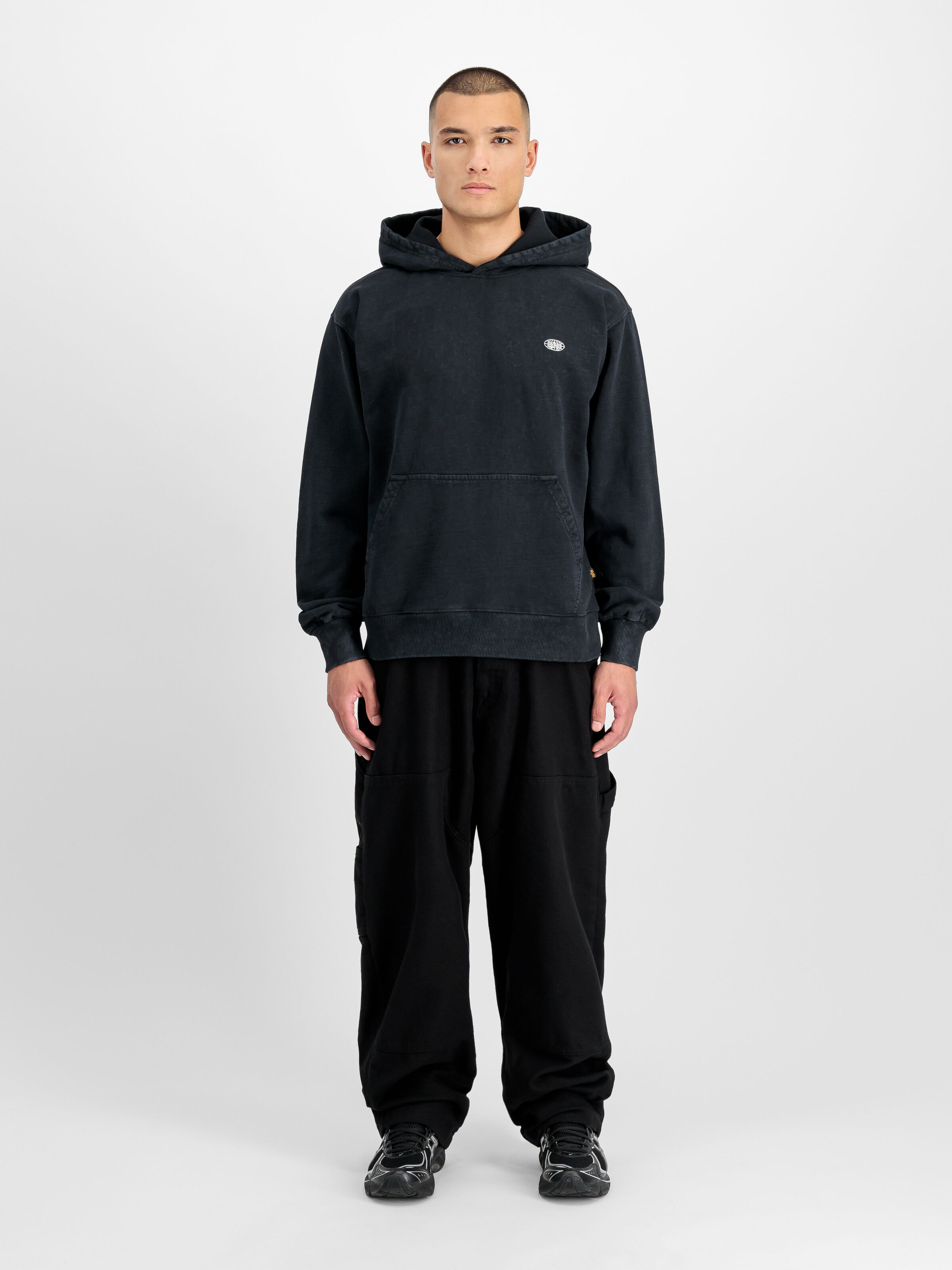 World Embroidery Unisex Hoodie | black | 2XL | 266333-03-2XL