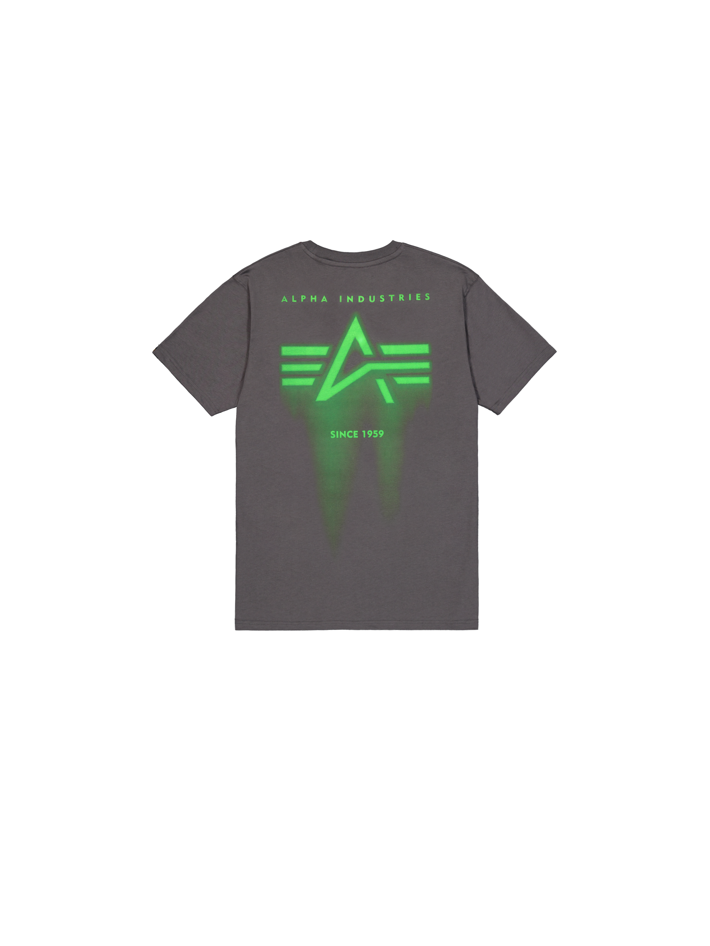 Spray Print T-Shirt | vintage grey | S | 266526-684-S