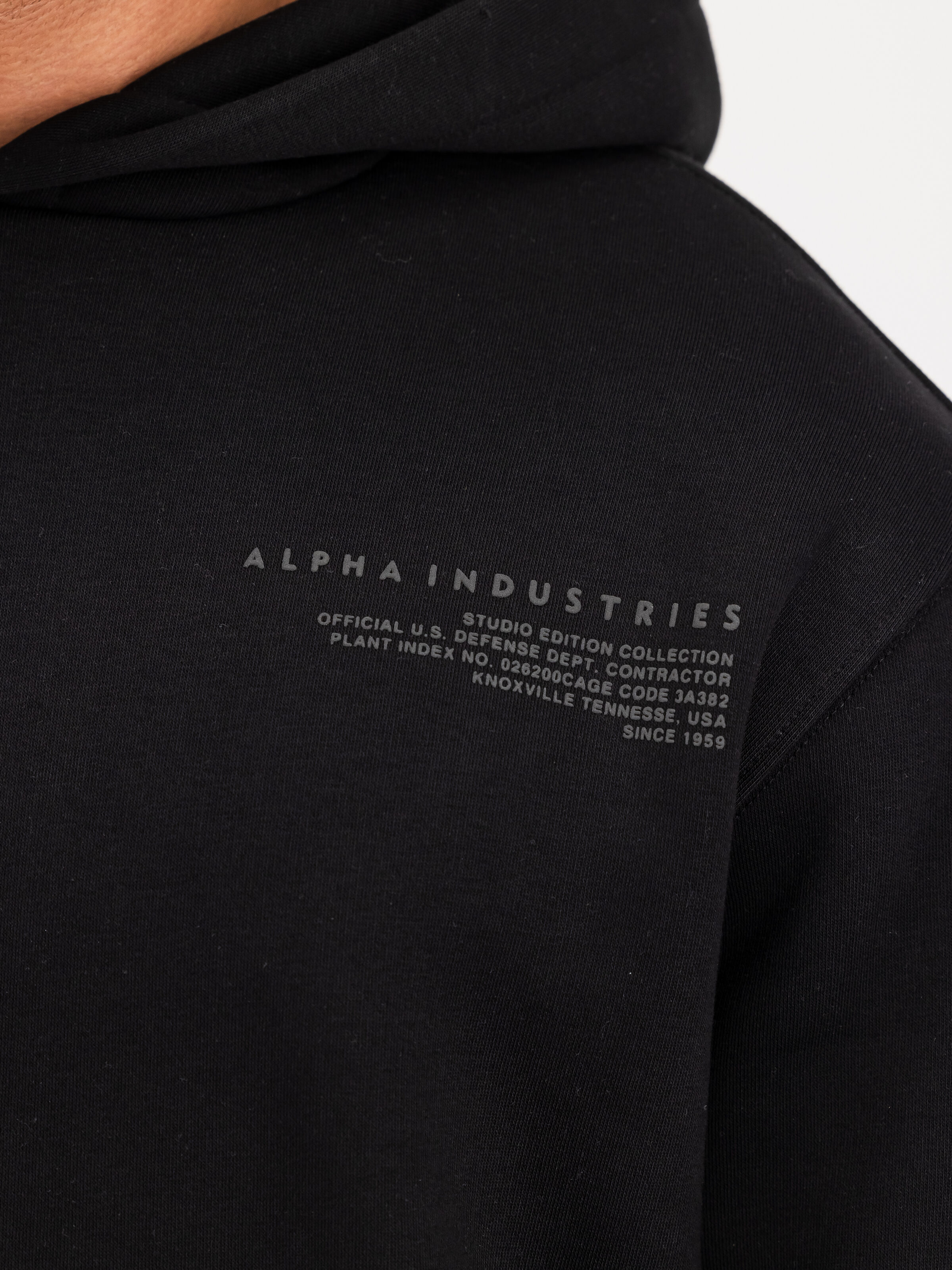 World Logo Backprint Hoodie | Alpha Industries