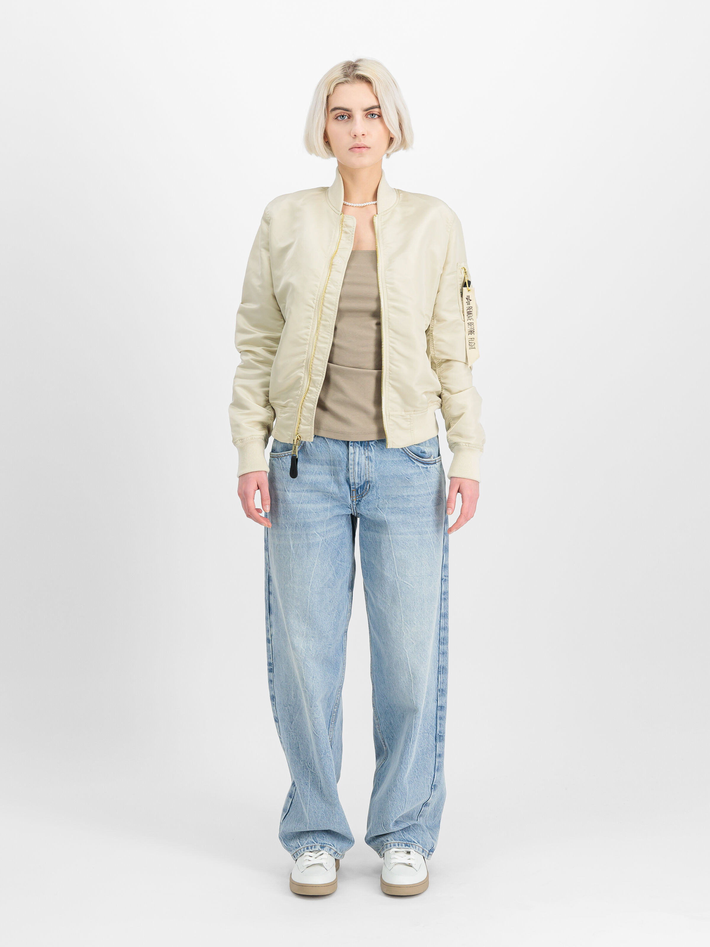 MA-1 VF Vintage Fit Light Weight Bomber Jacket Women | Alpha Industries