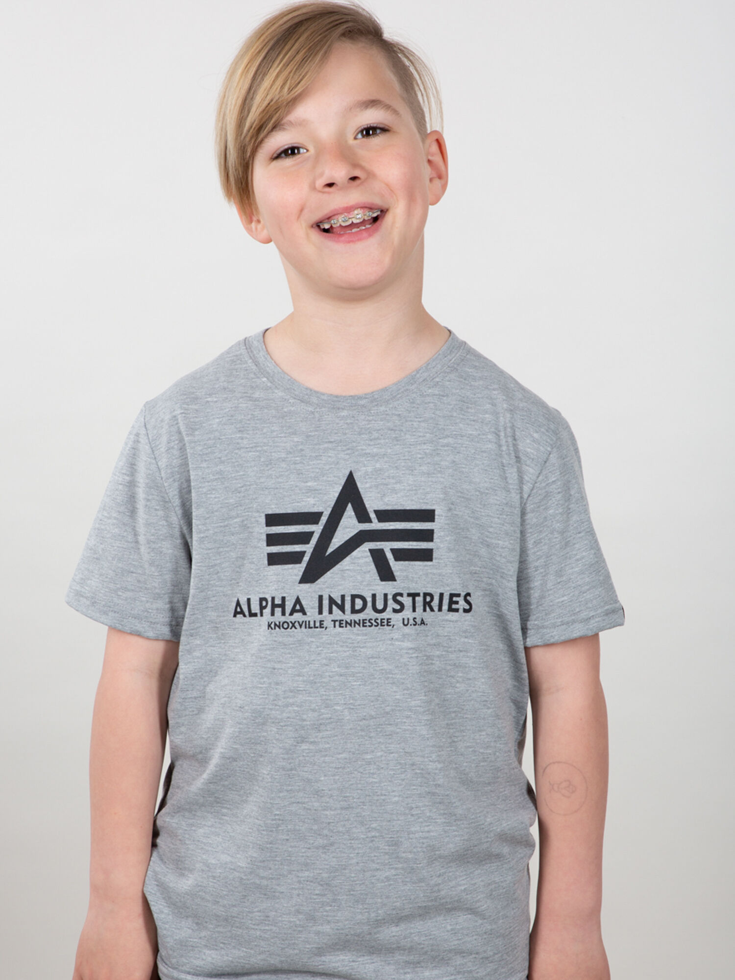 Basic Big Logo T-Shirt Kids | Alpha Industries