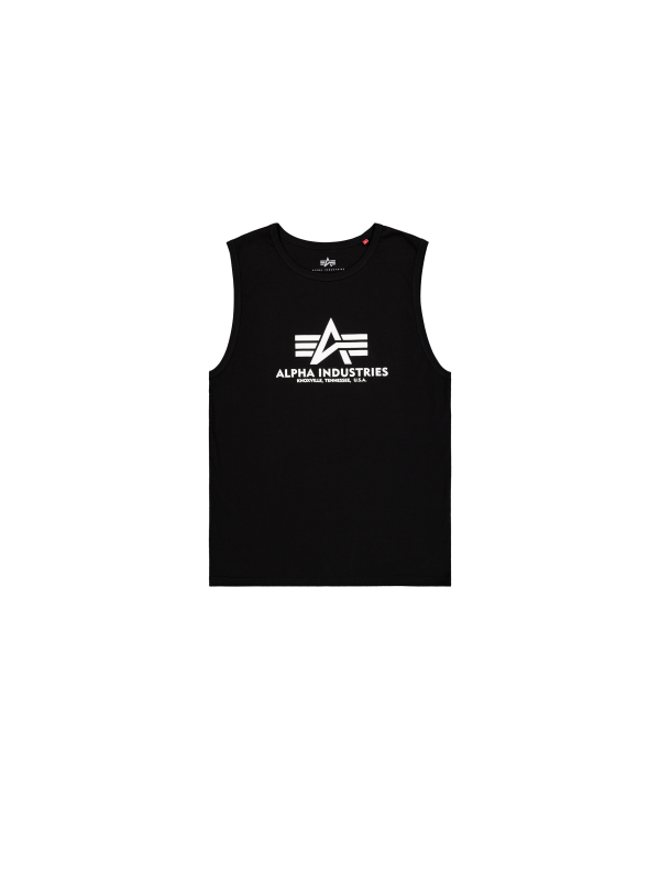 Basic Big Logo Puff Print Tank | black | L | 266561-03-L