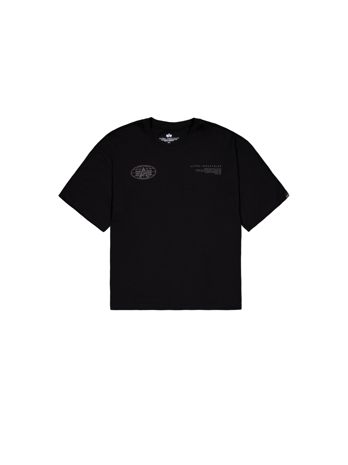 World Logo Backprint T-Shirt | Alpha Industries
