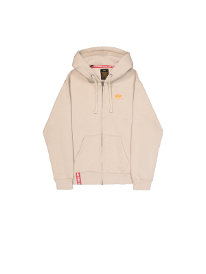 Basic Small Logo Zip Hoodie | Alpha Industries